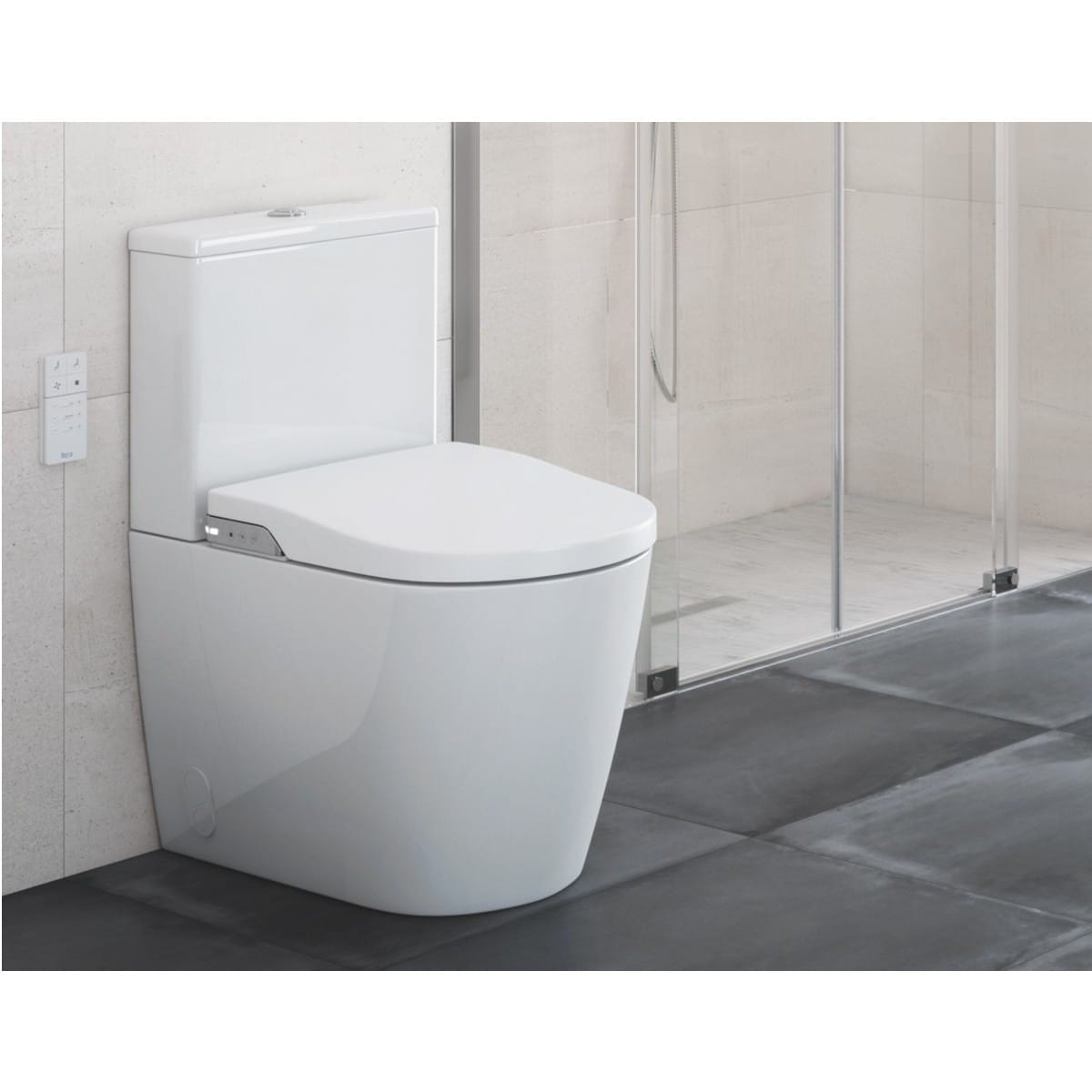 803061002 - Roca Inspira In-Wash Close Coupled Bidet Toilet : Bathroom ...