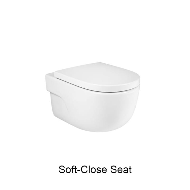 34624L000 8012A200B - Roca Meridian-N Wall Hung Toilet : Bathroom Planet