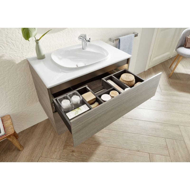 Roca Beyond Wall Hung Vanity Unit With Vanity Basin : Bathroom Planet