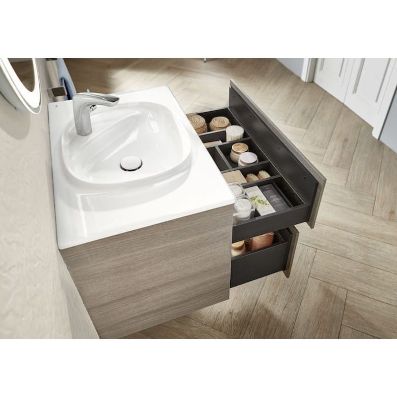 Roca Beyond Wall Hung Vanity Unit With Vanity Basin : Bathroom Planet