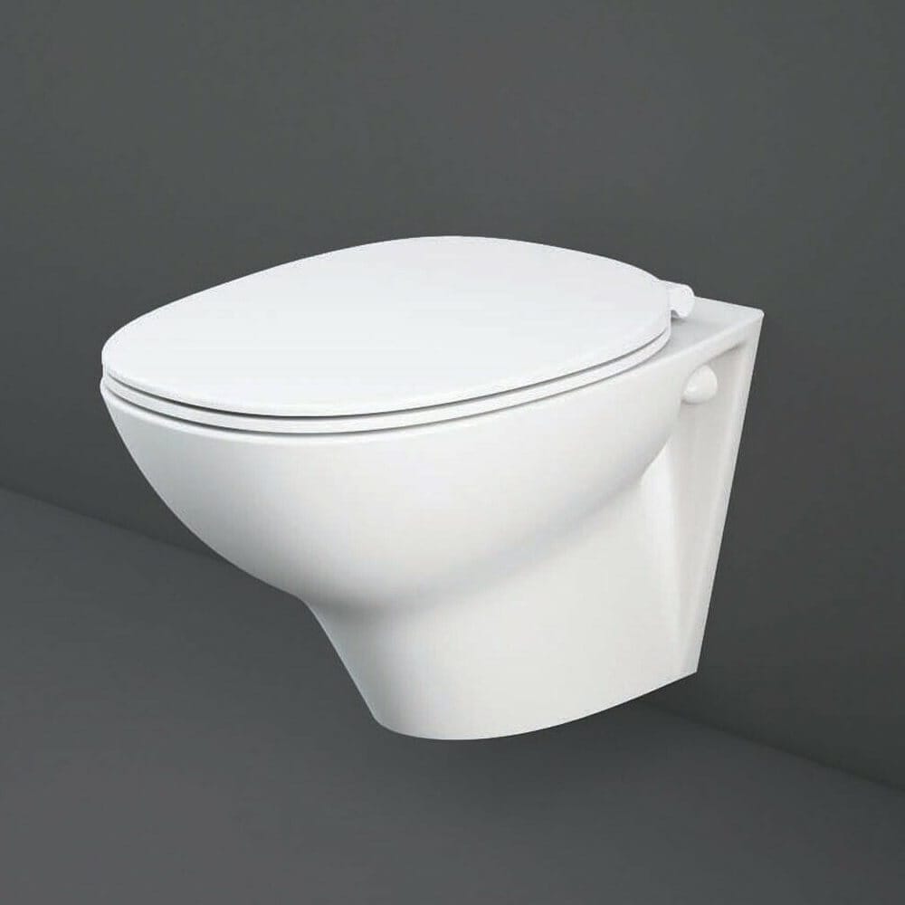 RAK Morning Rimless Wall Hung Toilet - MORWC1445AWHA RAKSEAT018 ...