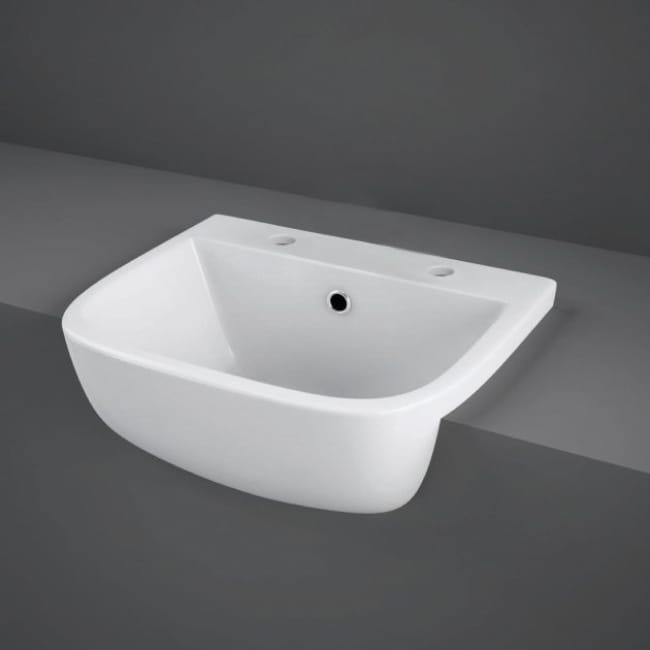 S60042SR2 - RAK Series 600 Semi Recessed Basin : Bathroom Planet