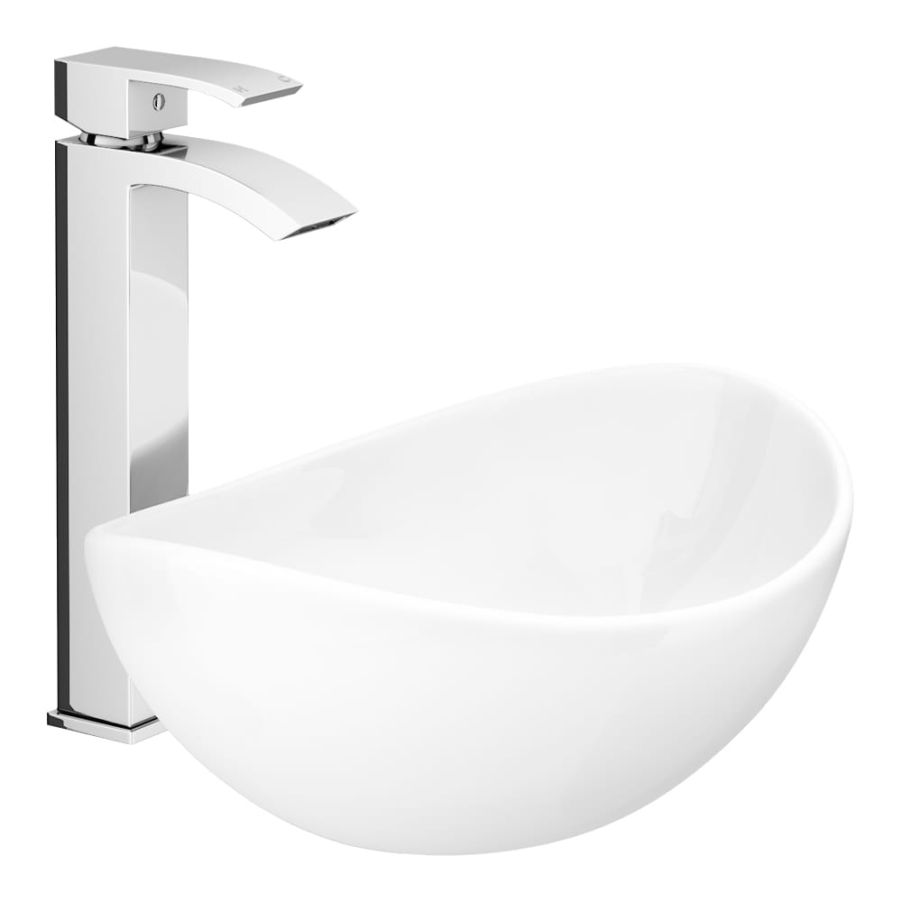 SHELBAS - RAK Shell Sit On Wash Basin : Bathroom Planet