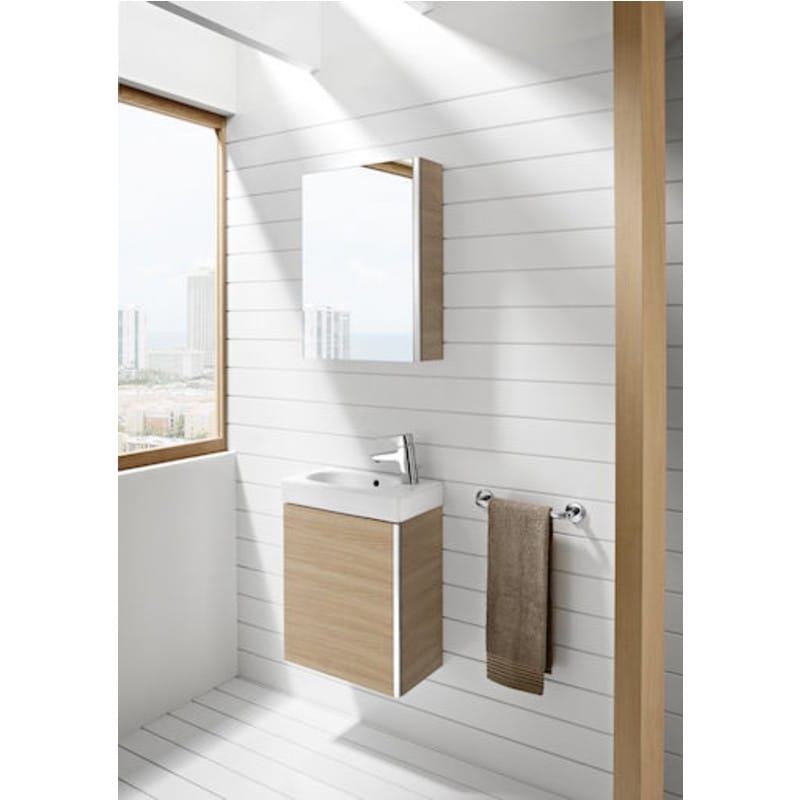 855866155 - Roca Mini Compact Wall Hung Vanity Unit Set : Bathroom Planet