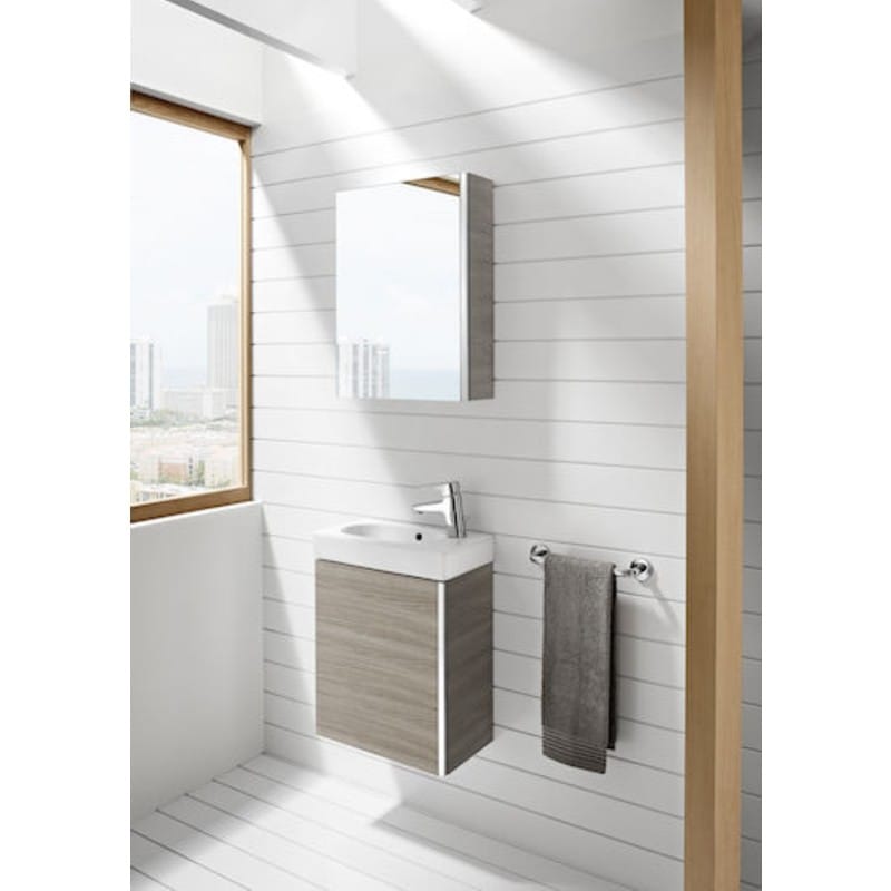 855866156 - Roca Mini Compact Wall Hung Vanity Unit Set : Bathroom Planet
