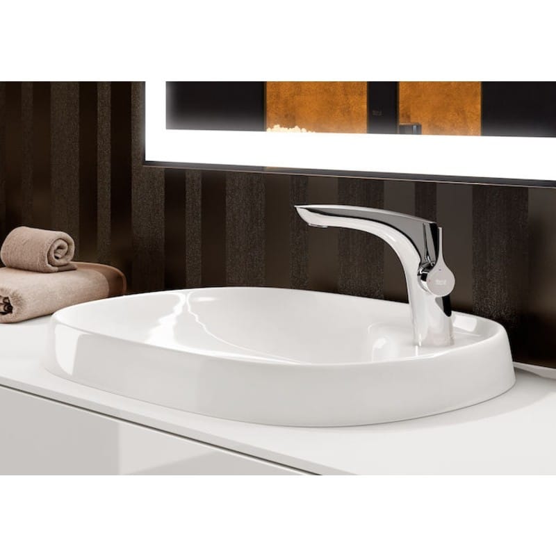 Roca Insignia Medium Height Monobloc Basin Mixer Tap : Bathroom Planet