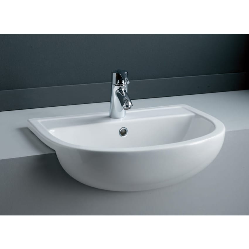 RAK Compact Semi Recessed Basin : Bathroom Planet