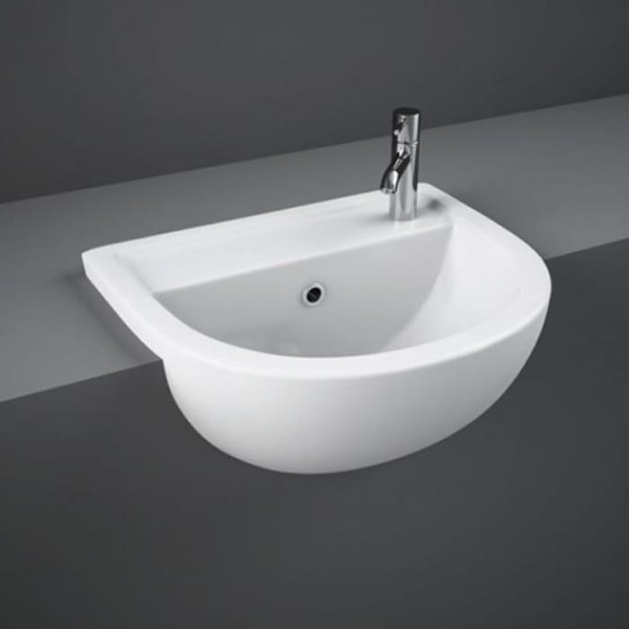 COM45SR1RH - RAK Compact Semi Recessed Basin : Bathroom Planet