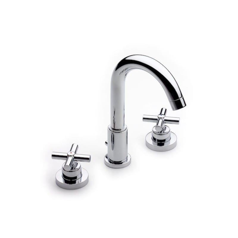 5A4443C00 - Roca Loft 3 Hole Deck Mounted Basin Mixer Tap : Bathroom Planet