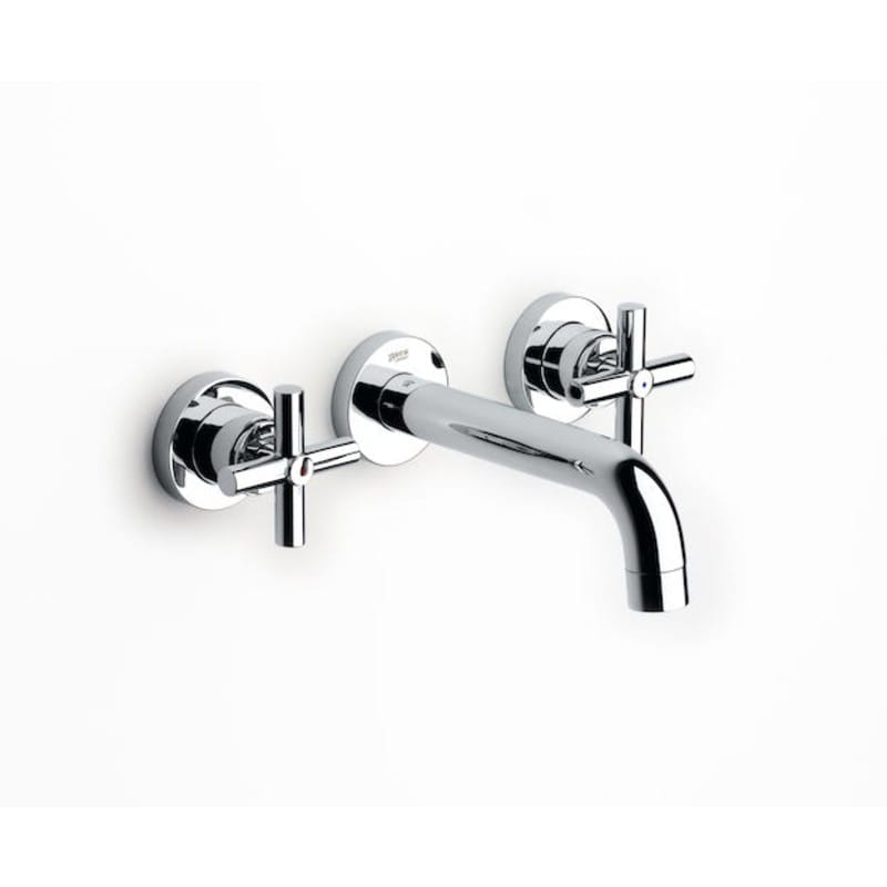 5A4743C00 - Roca Loft 3 Hole Wall Mounted Basin Mixer Tap : Bathroom Planet
