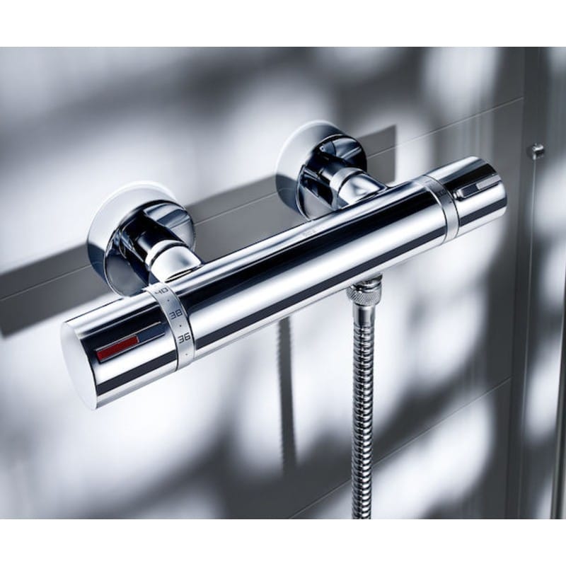 Roca T-1000 Round Thermostatic Wall Mounted Shower Valve : Bathroom Planet