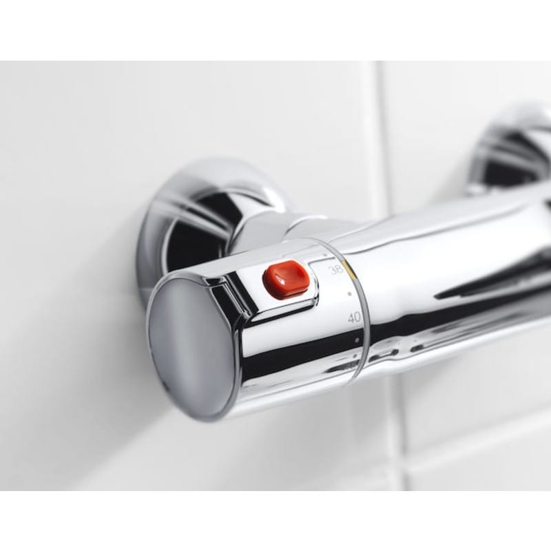 Roca T-500 Thermostatic Wall Mounted Shower Valve : Bathroom Planet