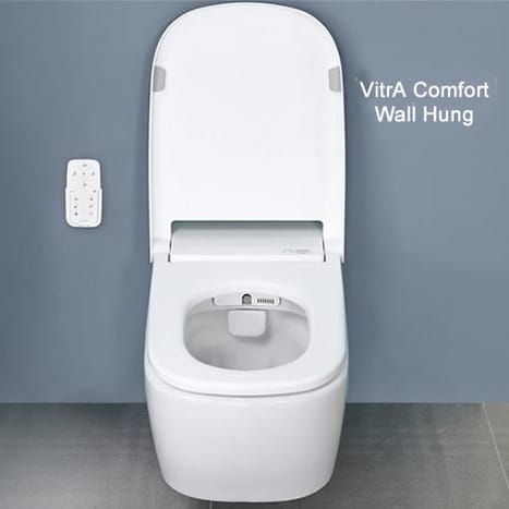 5674B003-6103 - VitrA V-Care Essential Smart Wall Hung Bidet Toilet ...