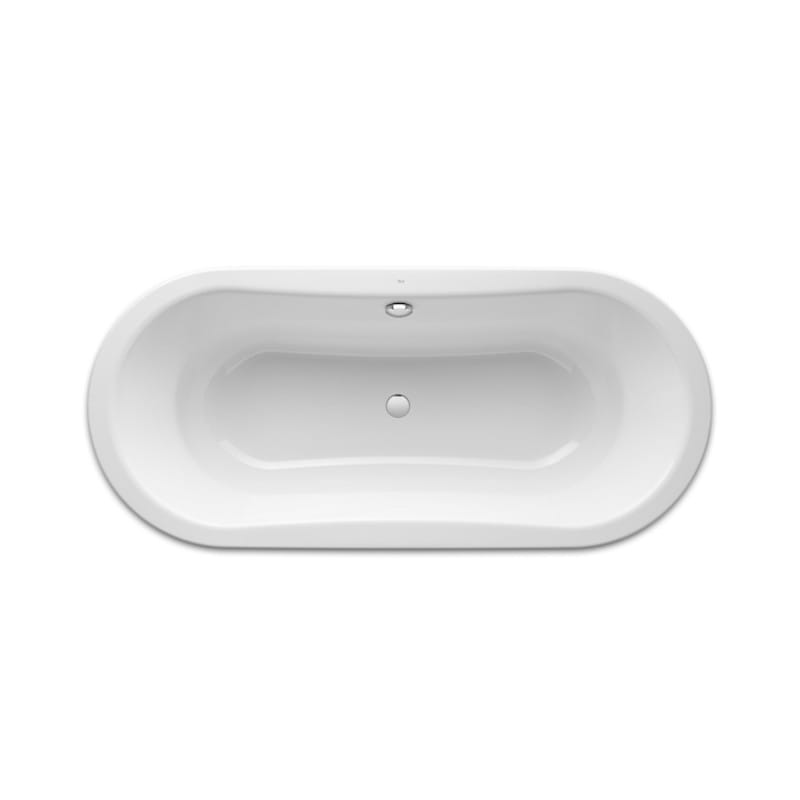 Roca Duo Oval Plus Steel Freestanding Bath : Bathroom Planet
