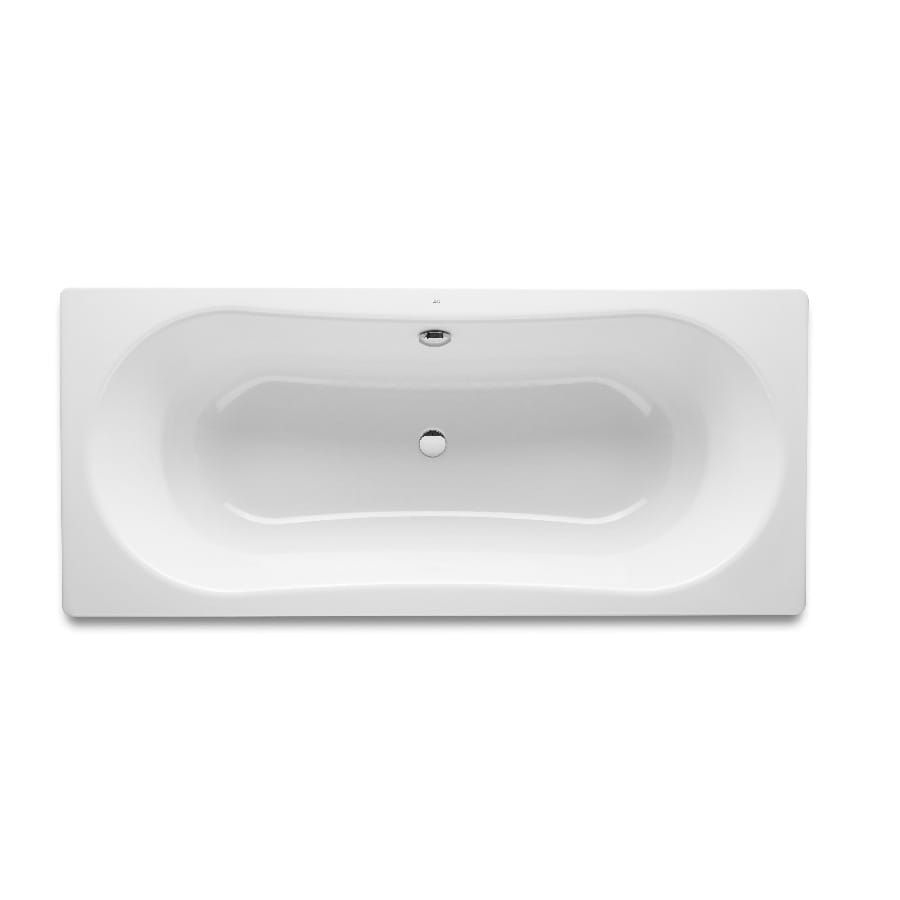 Roca Duo Plus Steel Double Ended Bath : Bathroom Planet