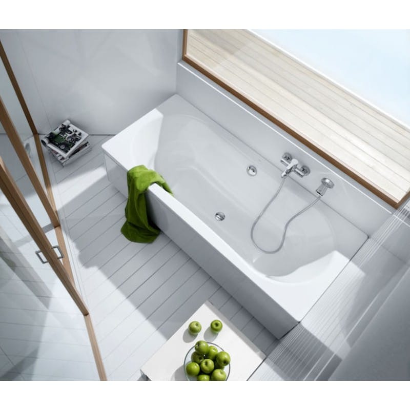 Roca Duo Plus Steel Double Ended Bath : Bathroom Planet