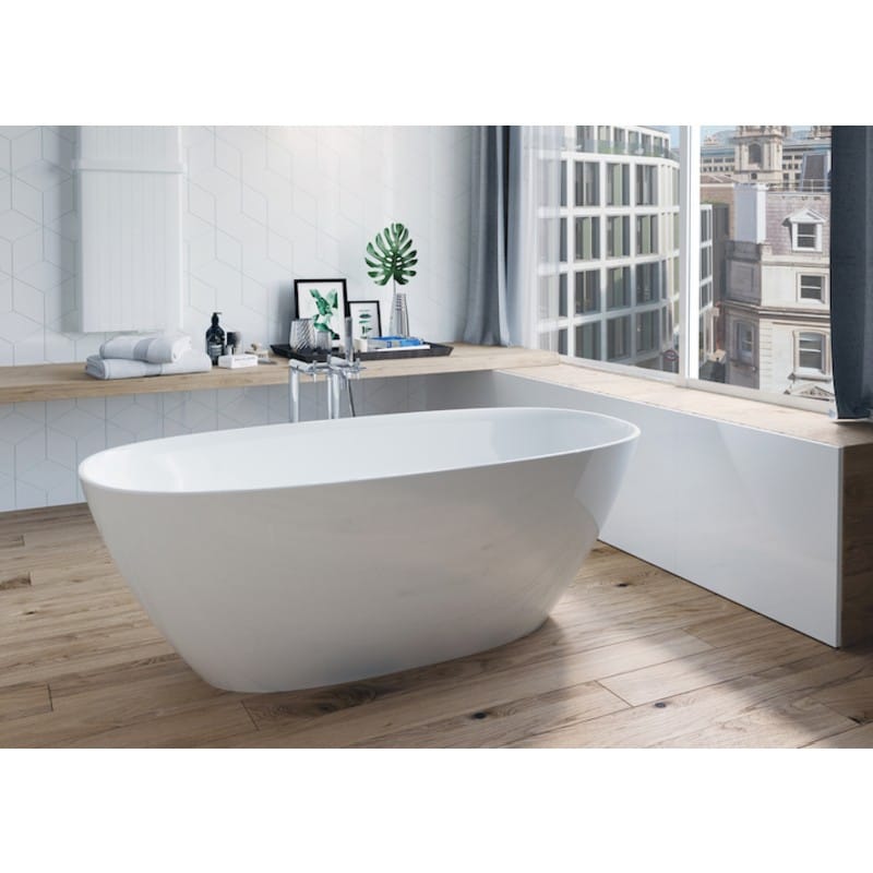 248470000 - Roca Ariane Stonex Freestanding Bath : Bathroom Planet