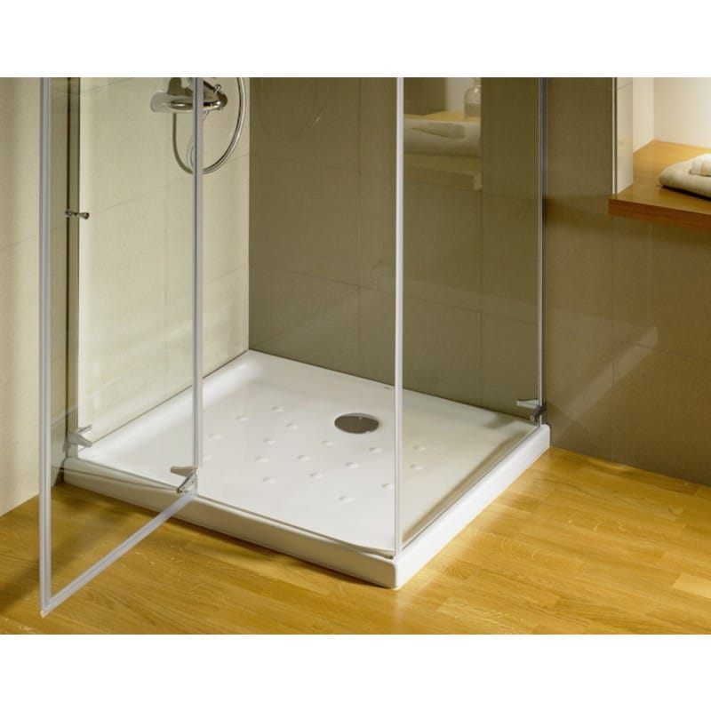 Roca Malta Vitreous China Rectangular Shower Tray : Bathroom Planet