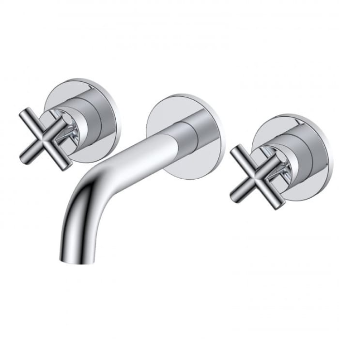 RAKELL3010 - RAK Ella 3 Hole Wall Mounted Basin Mixer : Bathroom Planet