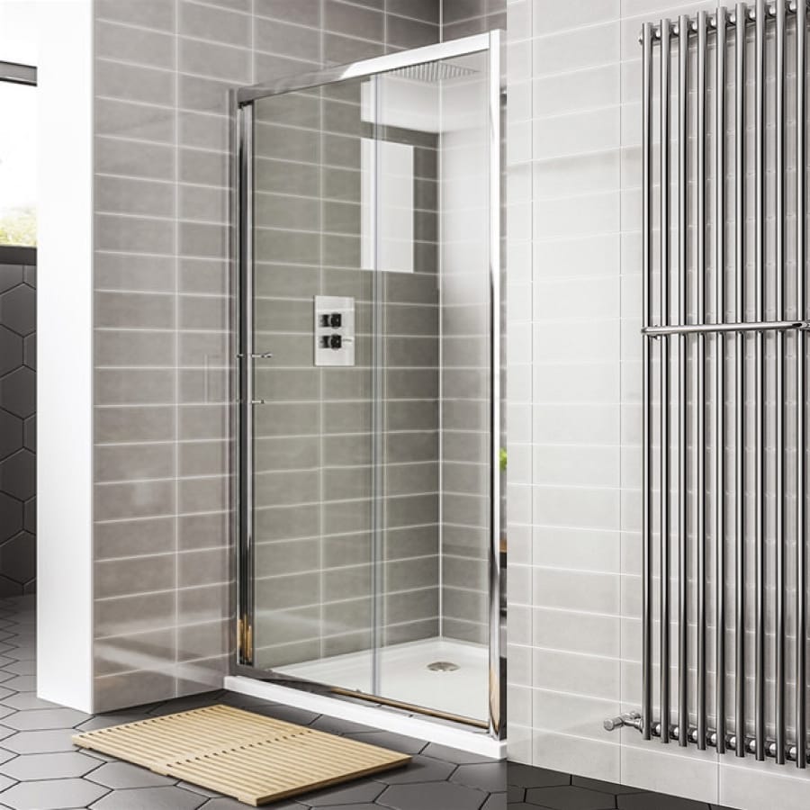 EDO17 - Essential Spring Sliding Door : Bathroom Planet