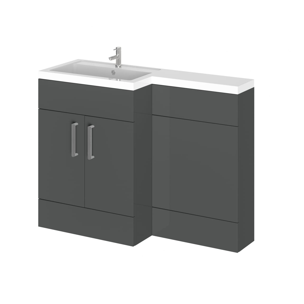 EFP309GR - Essential Nevada L Shape Basin Unit : Bathroom Planet
