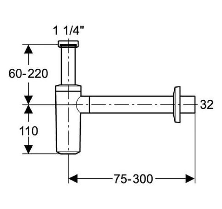 151.039.21.1 - Geberit Basin Trap : Bathroom Planet