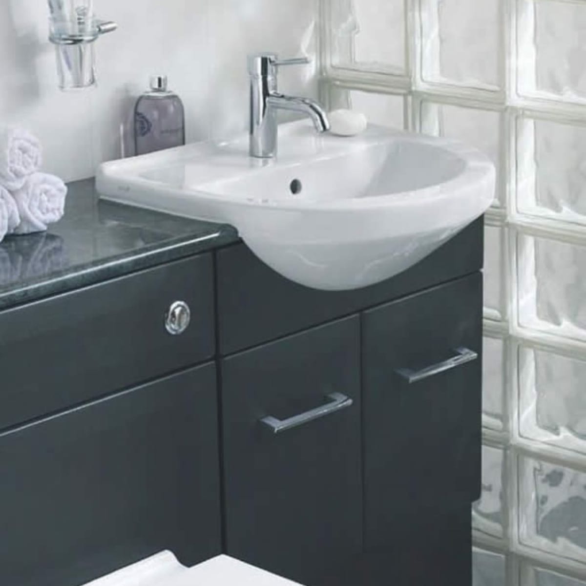 VitrA S50 Semi Recessed Basin : Bathroom Planet