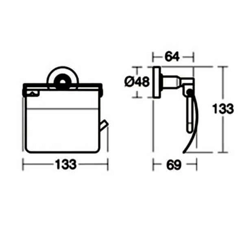 A9127aa Ideal Standard Iom Toilet Roll Holder Bathroom Planet