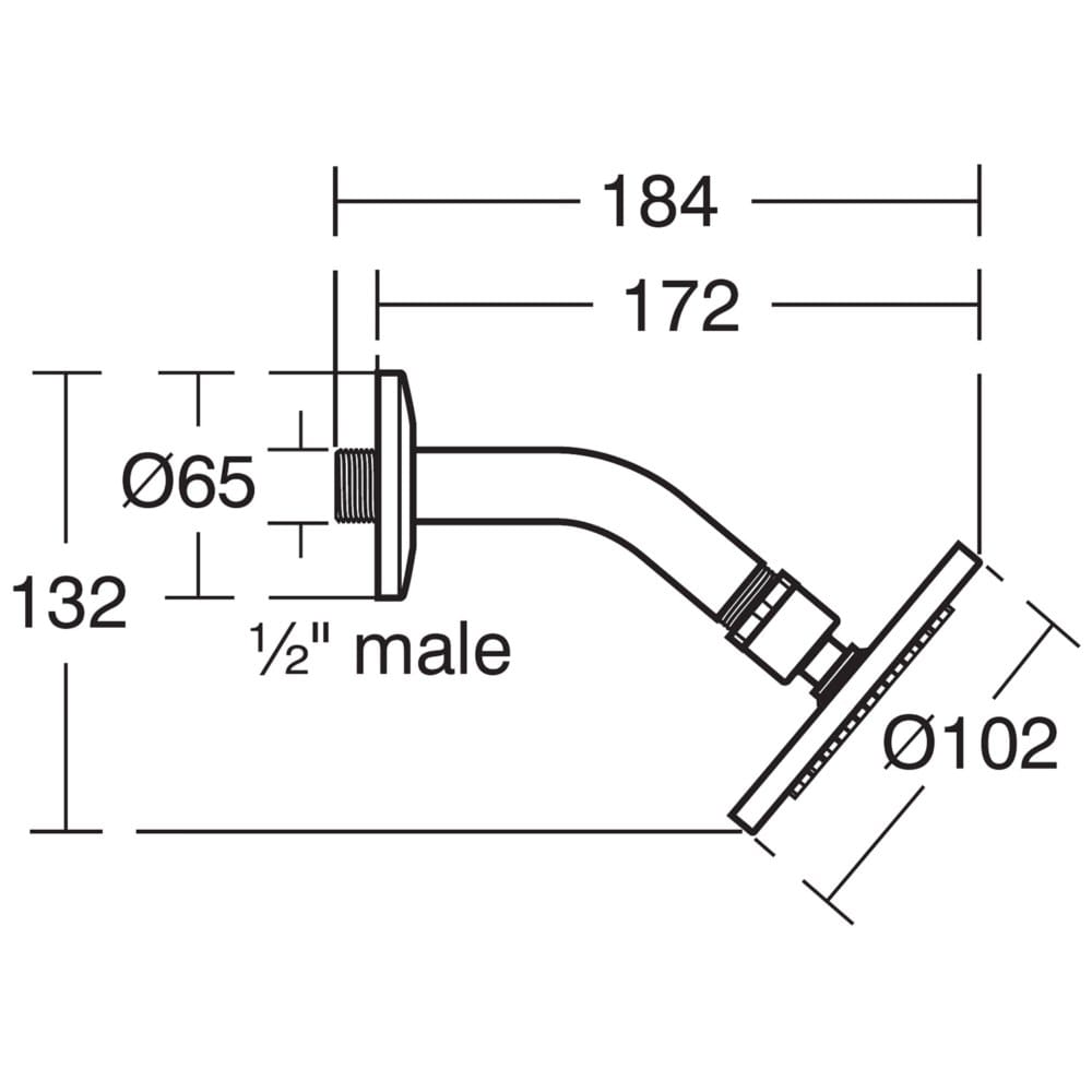 B9436AA - Ideal Standard Idealrain S1 Rainshowers : Bathroom Planet