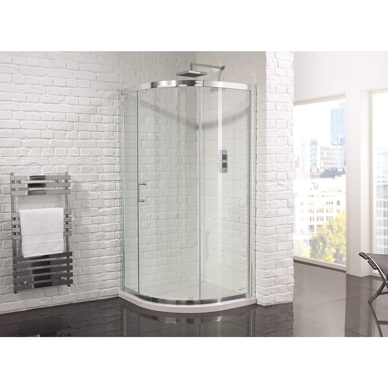 Aquadart Venturi 6 Quadrant Door : Bathroom Planet