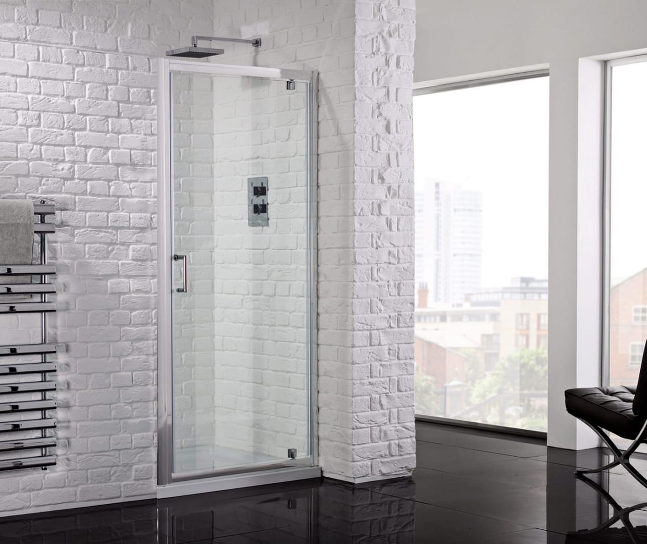 AQ9311S - Aquadart Venturi 6 Pivot Door : Bathroom Planet