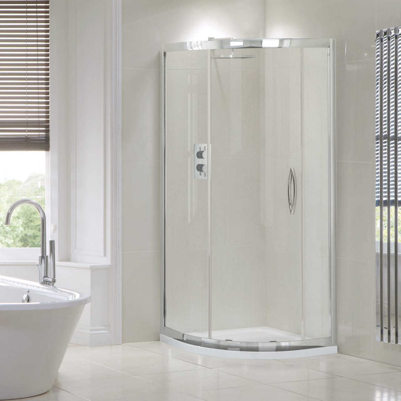 AQ8124S - Aquadart Venturi 8 Quadrant Shower Enclosure : Bathroom Planet
