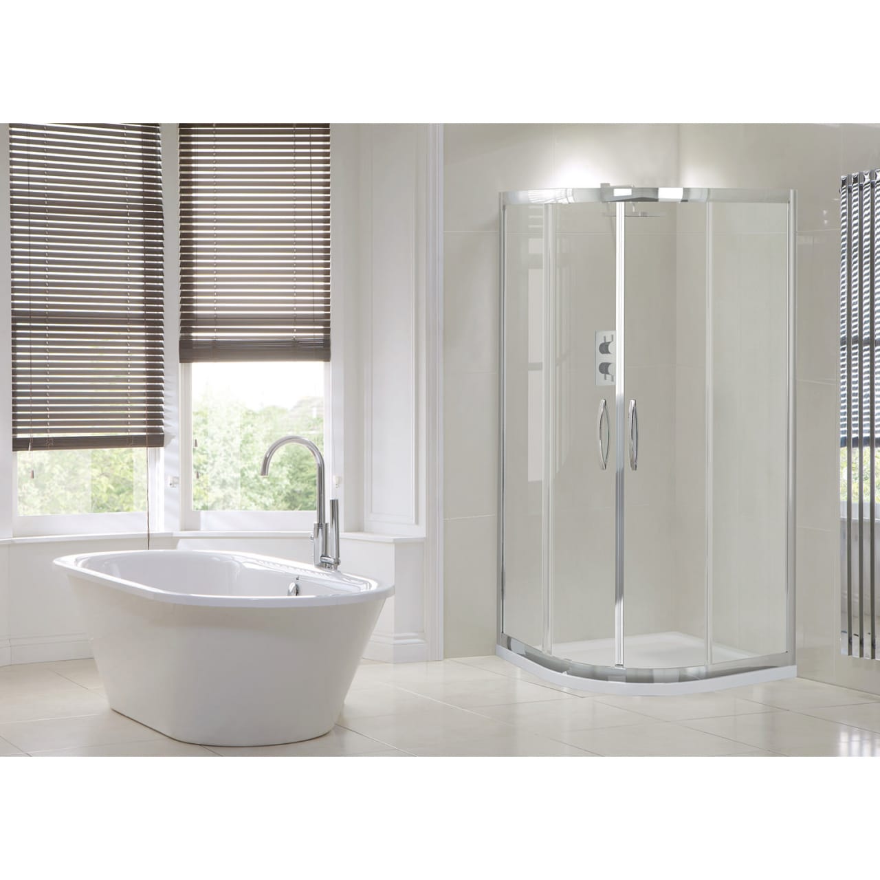 AQ8112S - Aquadart Venturi 8 Quadrant Shower Enclosure : Bathroom Planet