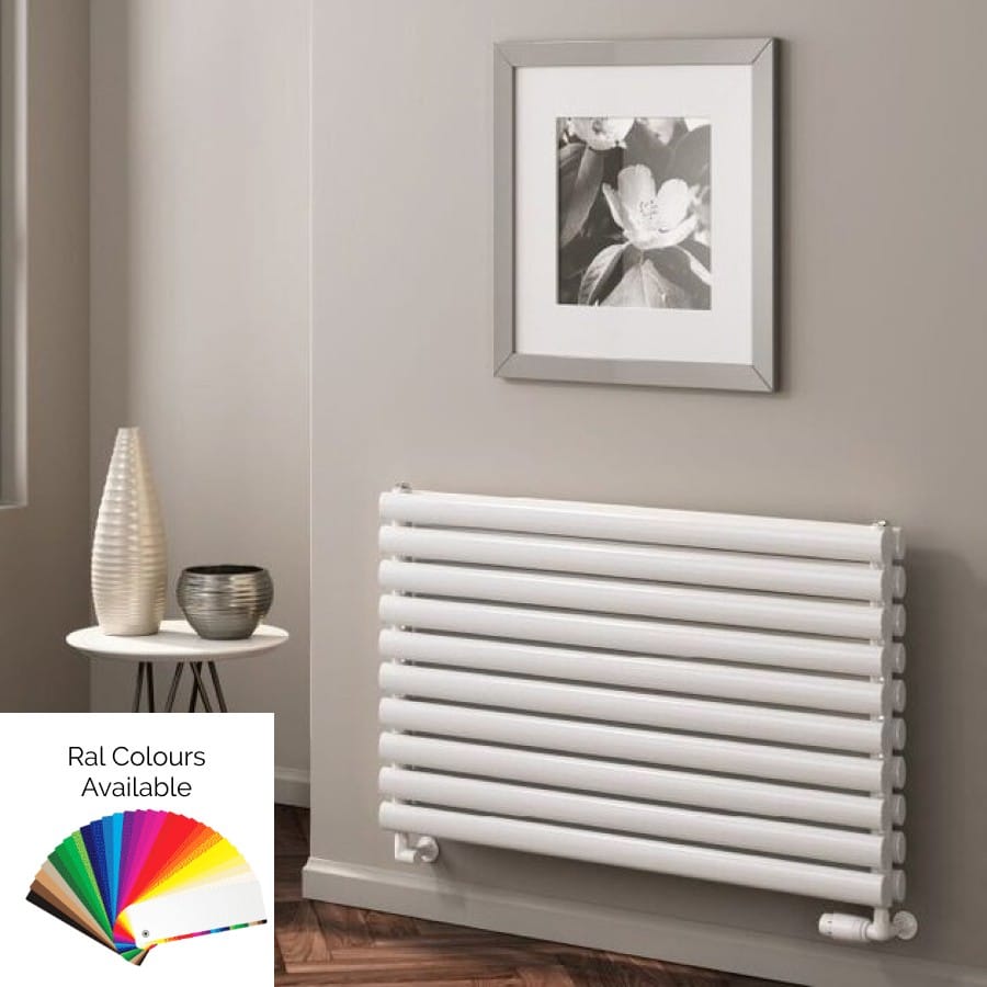 Reina Nevah Horizontal Steel Radiator : Bathroom Planet