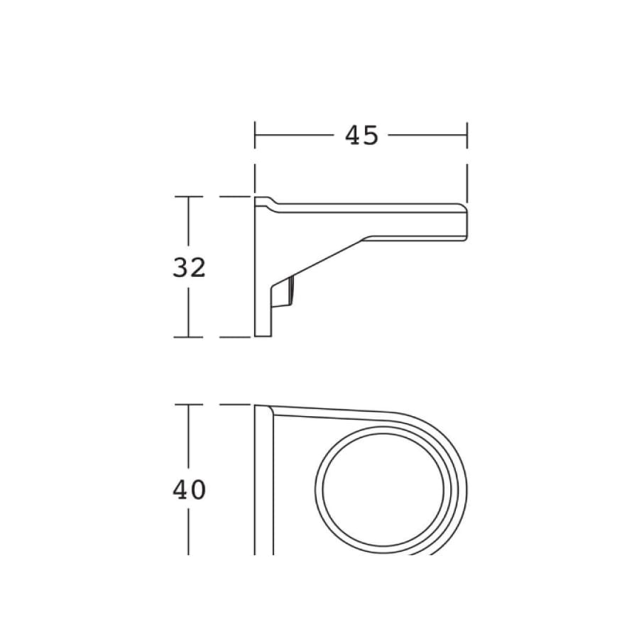 B9909AA - Armitage Shanks Sandringham 21 Hose Retaining Bracket ...