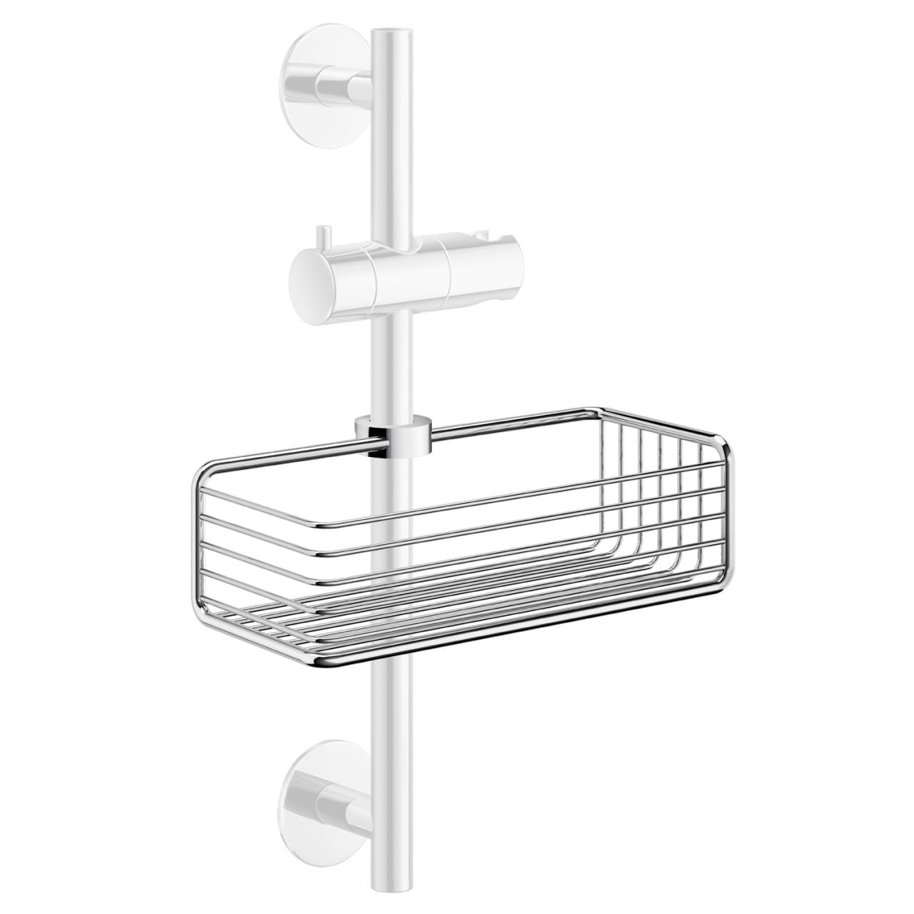 DK1106 - Smedbo Sideline Basket for Shower Riser Rail : Bathroom Planet