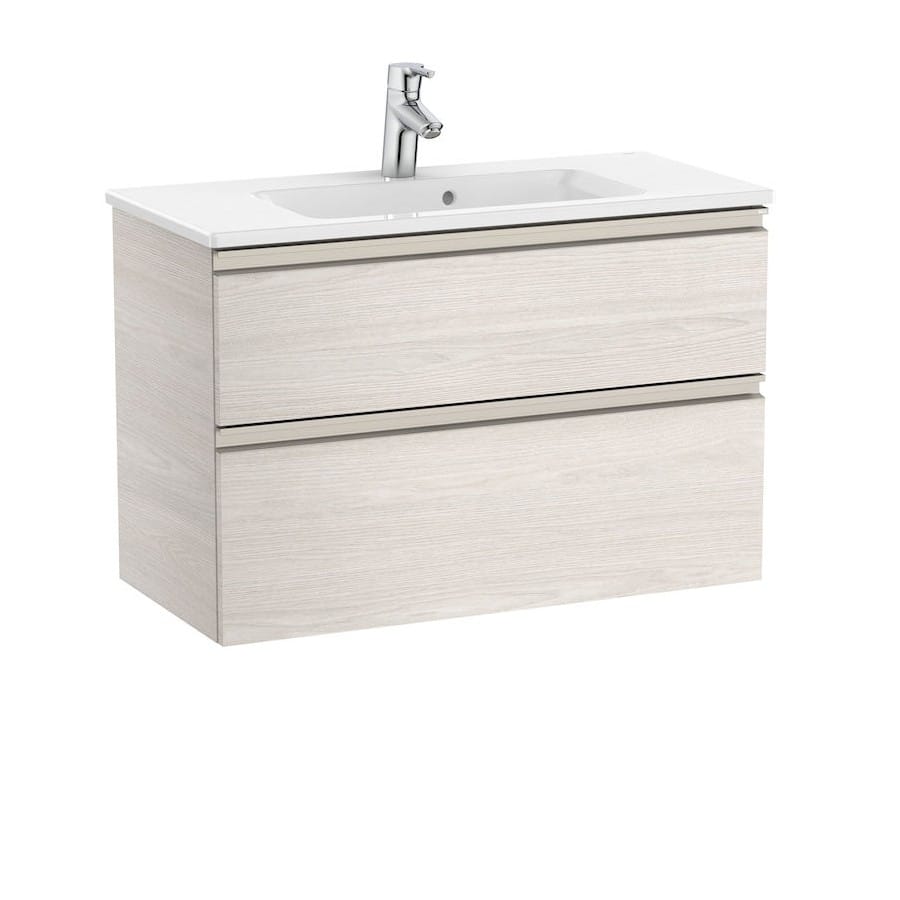 851497434 - Roca The Gap Compact Wall Hung Vanity Unit : Bathroom Planet