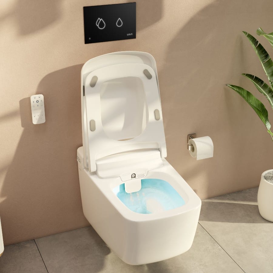 7231B403-6216 - VitrA V-Care Prime Smart Wall Hung Bidet Toilet ...