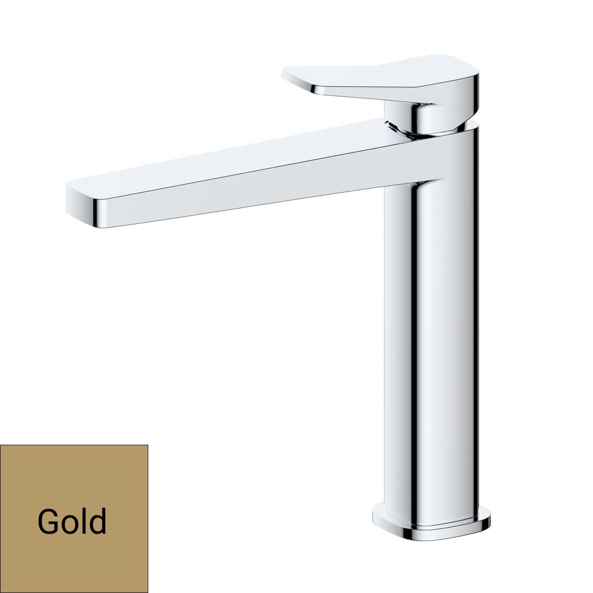 RAKPES3016G - RAK Petit Square Basin Mixer Tap : Bathroom Planet