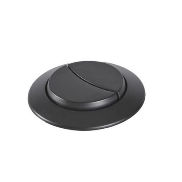 TR9026 - Tavistock Round Matt Black Dual Flush Button : Bathroom Planet