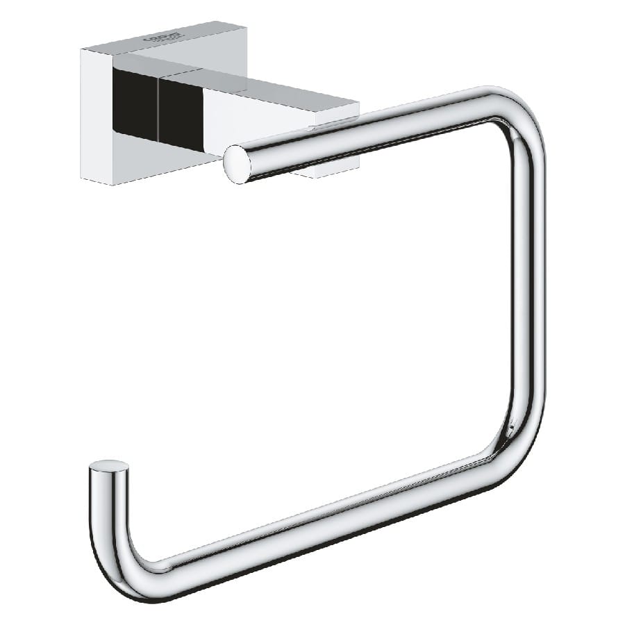 40507001 - Grohe Essentials Cube Toilet Roll Holder : Bathroom Planet