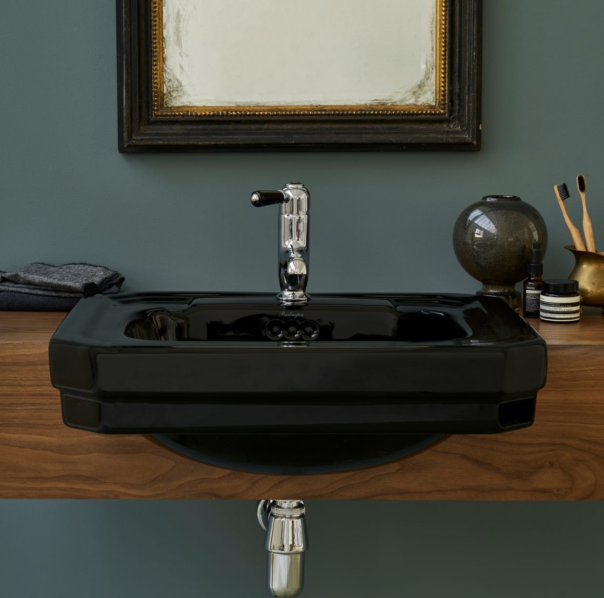 Burlington Contemporary Semi Recessed Basin : Bathroom Planet
