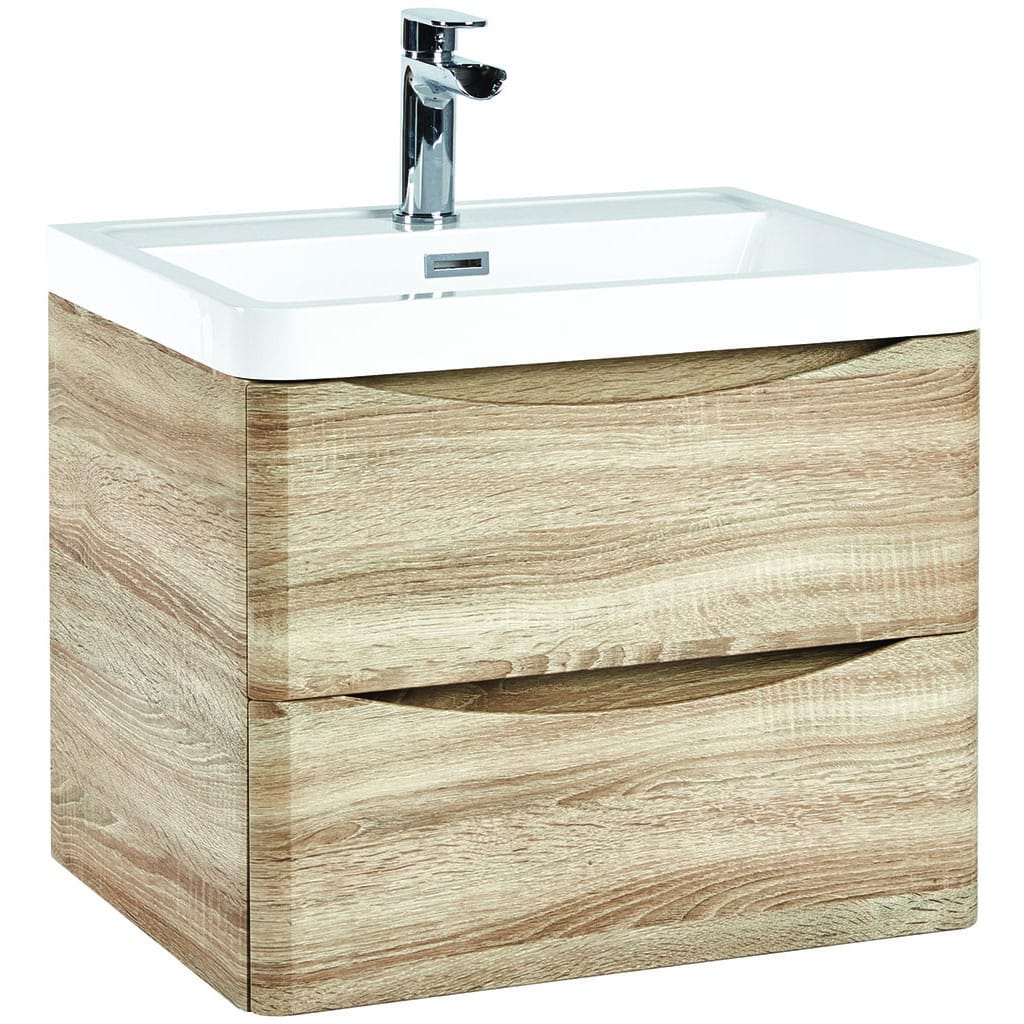 CONTOUR600WALLCAB-DRIFTWOOD CONTOUR600BASIN - Casa Bano Contour Vanity ...