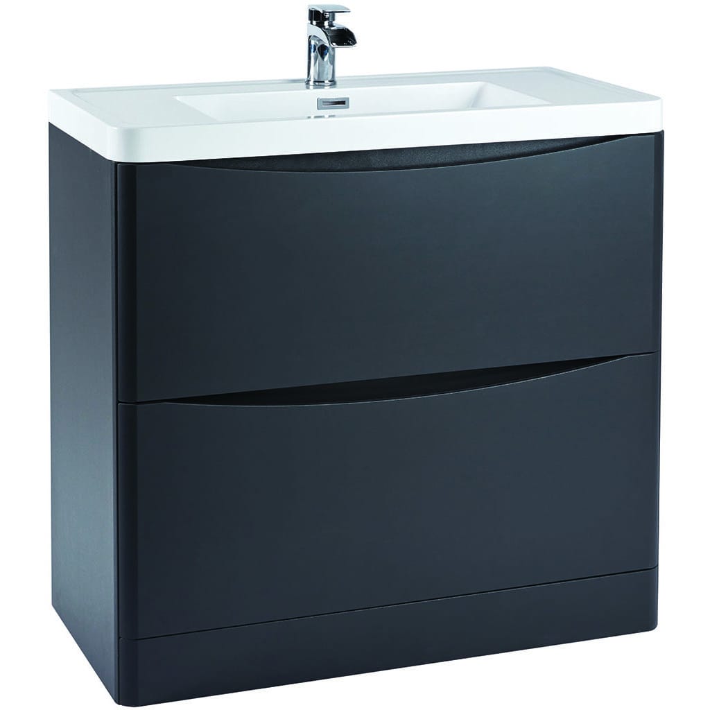 CONTOUR-900FLOORCAB-MATTGREY CONTOUR-900BASIN - Casa Bano Contour Floor ...