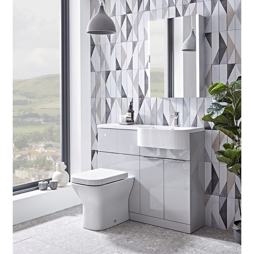MATRG - Tavistock Match Semi Countertop & Toilet Unit : Bathroom Planet