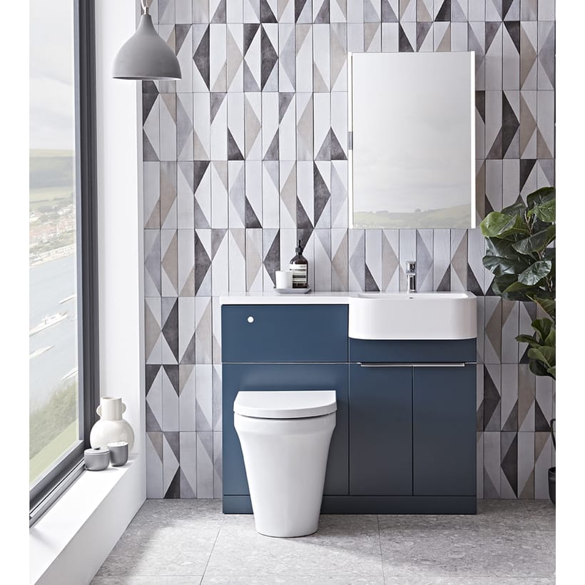 MATROB - Tavistock Match Semi Countertop & Toilet Unit : Bathroom Planet
