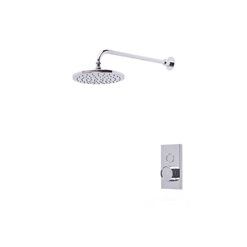 SAX2377 - Tavistock Axiom Push Button Valve & Overhead Shower ...