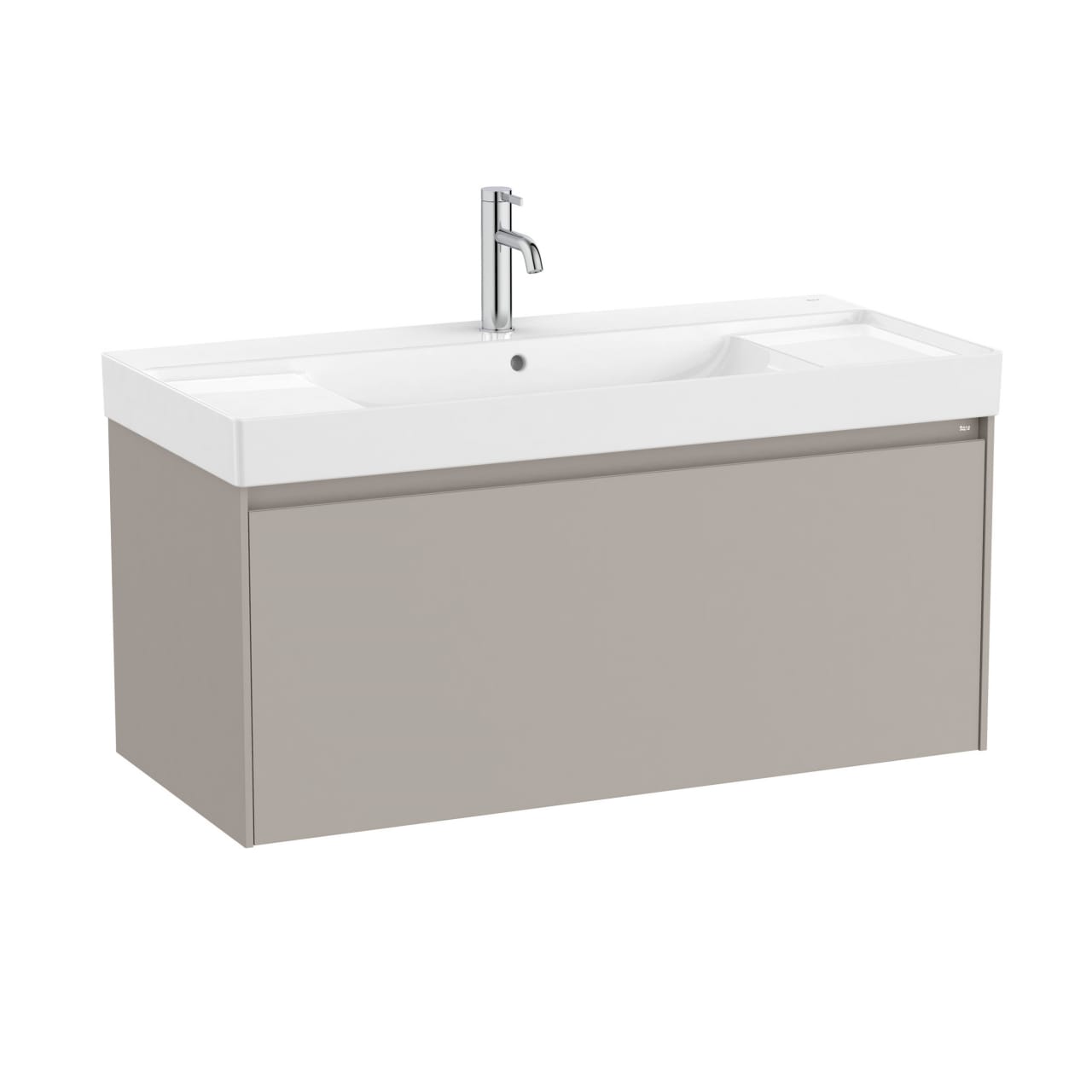 A851686510 - Roca Ona: Unik Wall Hung Vanity Unit with 1 Drawer & Basin ...