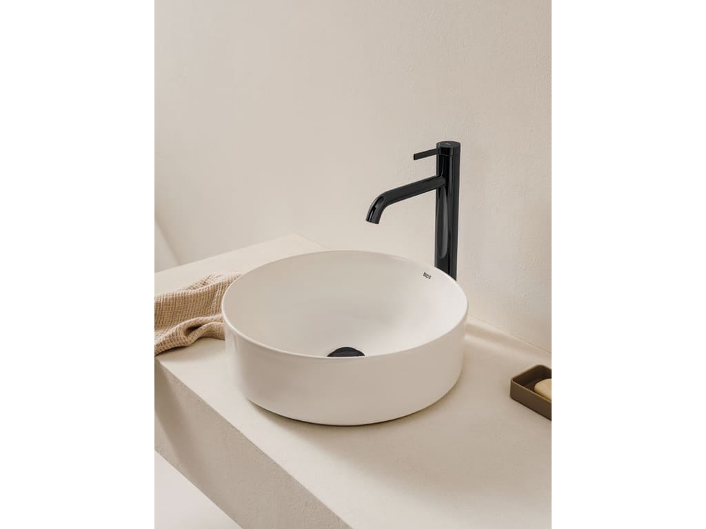 Roca Ona: High Neck Basin Mixer Tap with Click Clack Waste : Bathroom ...
