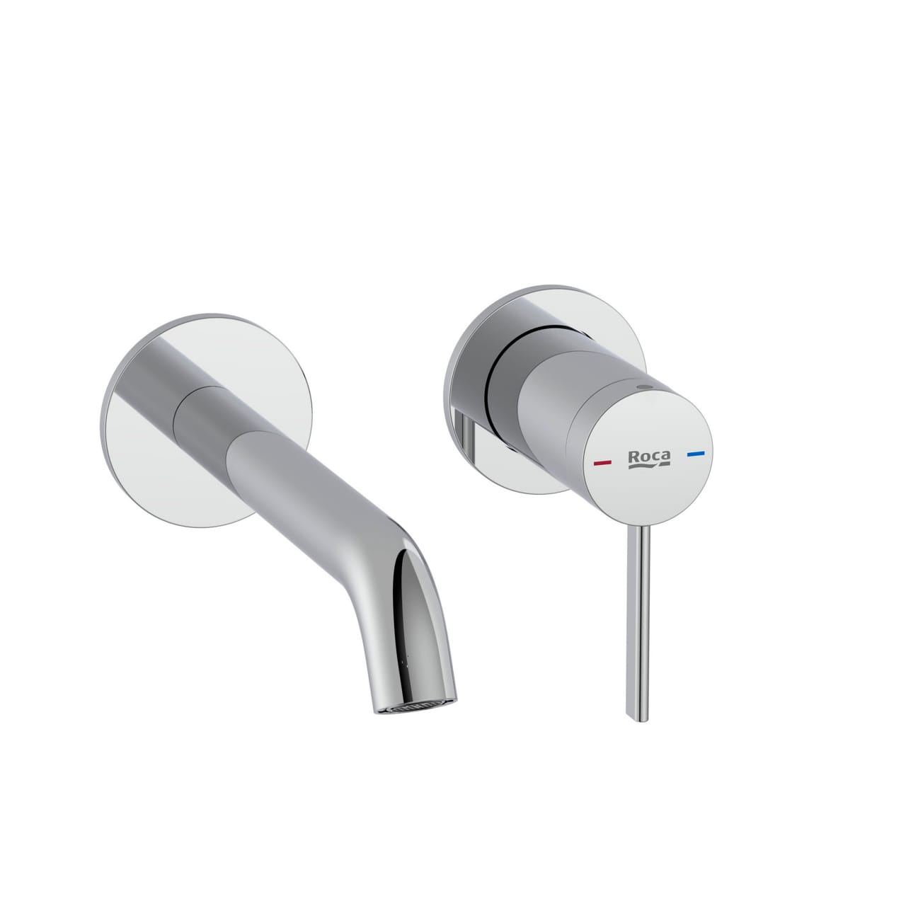 Roca Ona: Wall Mounted Basin Mixer Tap : Bathroom Planet
